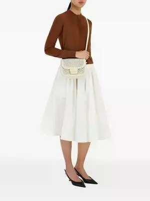 FERRAGAMO Double Gancini North-south Crossbody Bag