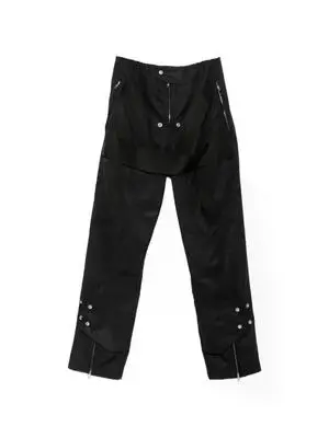 Rick Owens Mega Strapped Moto Trousers With Zip Details
