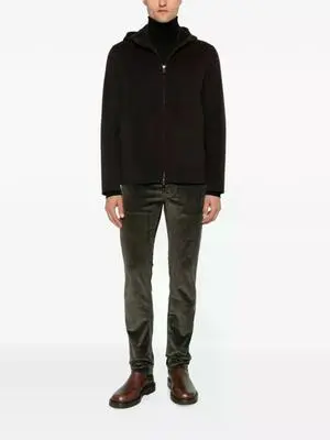 GIORGIO BRATO Hooded Wool Jacket