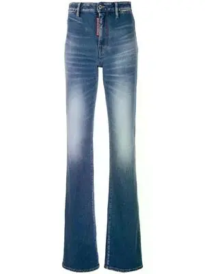 Dsquared2 Flared Faded Jeans