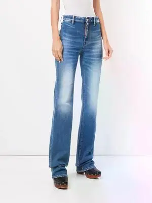 Dsquared2 Flared Faded Jeans