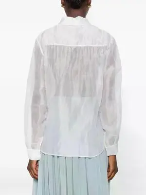 Khaite Allie Sheer Shirt