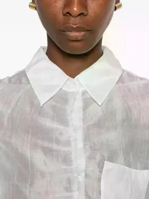 Khaite Allie Sheer Shirt