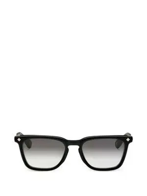 LUNETTERIE GÉNÉRALE Rectangle Frame Sunglasses - Black