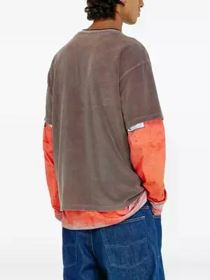 DIESEL® Chenille T-shirt With Shield Patch