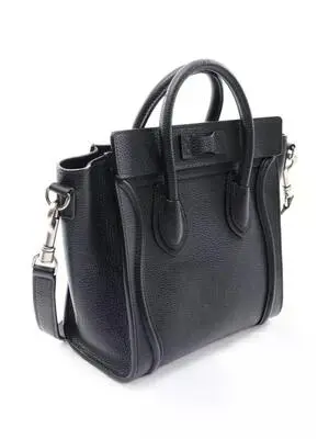Celine Luggage Nano Shopper Two-way Handbag - Black