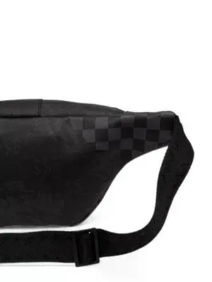 SPRAYGROUND Check Print Shark Mouth Belt Bag
