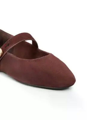 Tory Burch Romy Mary Jane Ballet Flats - Brown