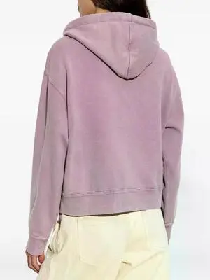 MARANT ETOILE Salmy Logo Drawstring Hoodie - Purple