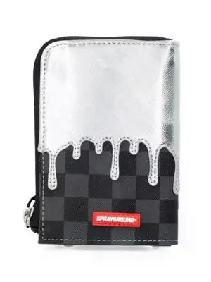 SPRAYGROUND Shark Check-pattern Wallet