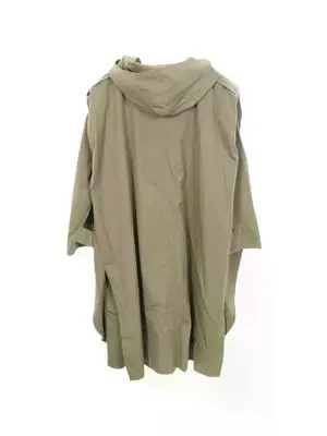 Bottega Veneta Khaki Green Hooded Coat