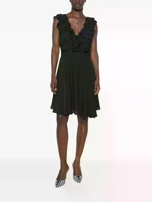 HANITA Ruffled V-neck Dress