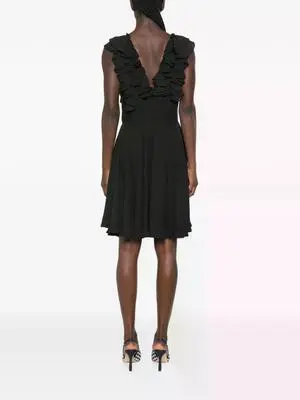 HANITA Ruffled V-neck Dress