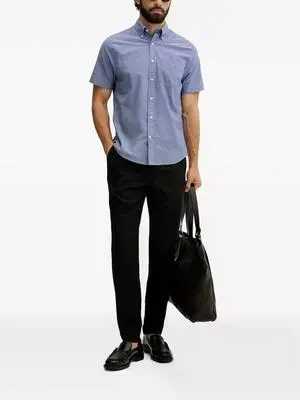 Gant Button-down Short-sleeve Shirt - Blue