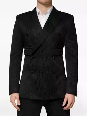 Dolce & Gabbana Peak-lapel Double-breasted Blazer - Black