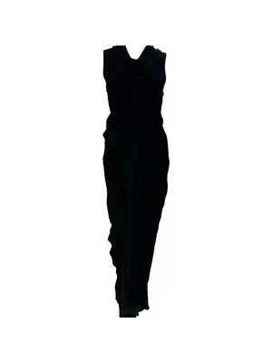 Rick Owens Velvet Maxi Dress - Black