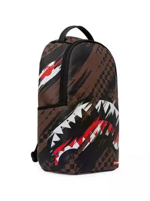 SPRAYGROUND Shark Print Checkered Backpack