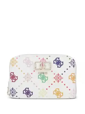 Guess Emelie 4g-print Wallet - White