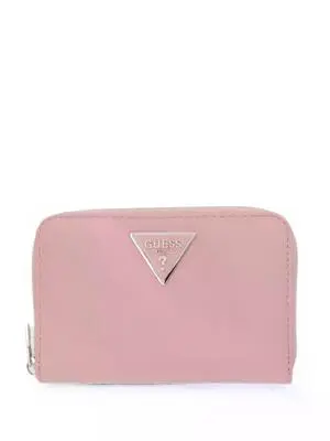 Guess Laurel Triangle-logo Wallet - Pink