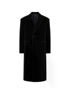 LGN LOUIS GABRIEL NOUCHI Double-breasted Velvet Coat