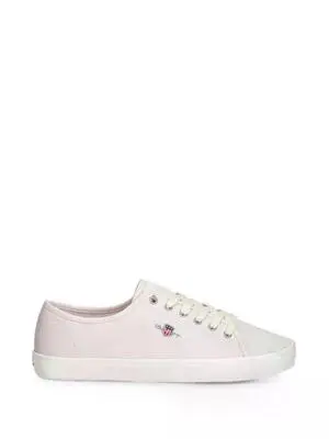Gant Lace-up Sneakers With Embroidered Logo - Pink