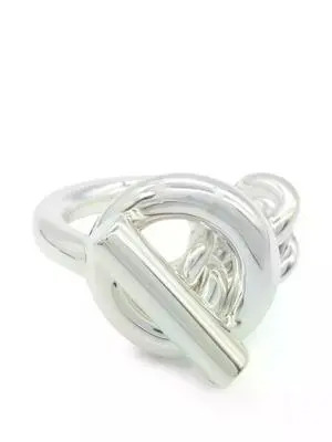 Hermès 2010s Gm Croisette Ring - Silver