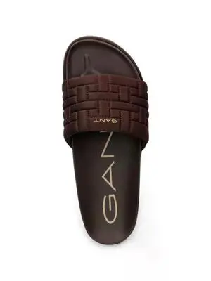 Gant Quilted Logo Plaque Slides