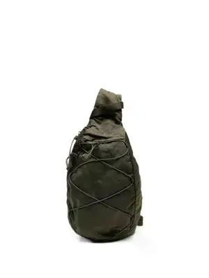 C.P. COMPANY Logo-motif Messenger Bag - Green