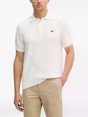 Lacoste Logo-patch Polo Shirt - White