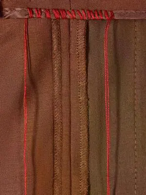 Patrizia Pepe Brick Stretch Cigarette Trousers - Brown