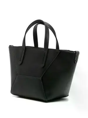 Brunello Cucinelli Paneled Logo Tote Bag