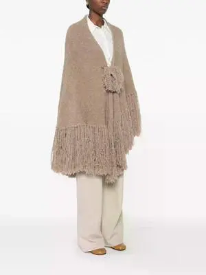 CHIARA IS Fringed-hem Cape