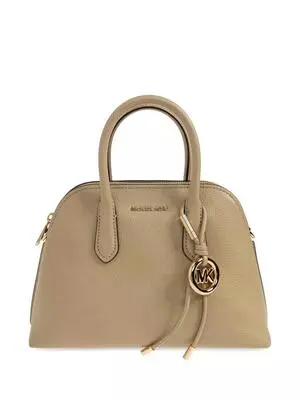 Michael Kors Medium Freddie Grained Leather Tote Bag - Neutrals