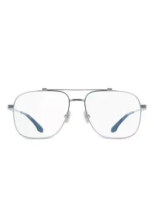Victoria Beckham Pilot Frame Glasses - Silver