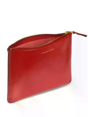 Comme Des Garçons Classic Logo-print Pouch - Red