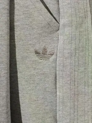 Adidas Logo-embroidered Wide-leg Track Pants