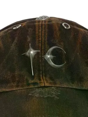 THUG CLUB Two-tone Washed Logo-plaque Cap
