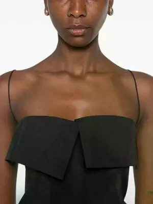 A.M.G. Spaghetti Strap Square Neck Top