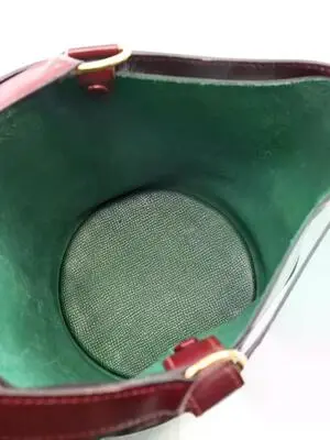 Hermès 1991 Mueslière Bucket Bag - Green