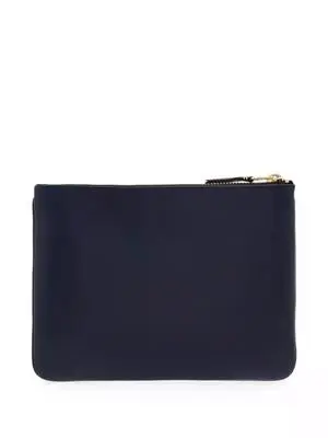 Comme Des Garçons Comme Des Garçons Wallet Leather Pouch Blue