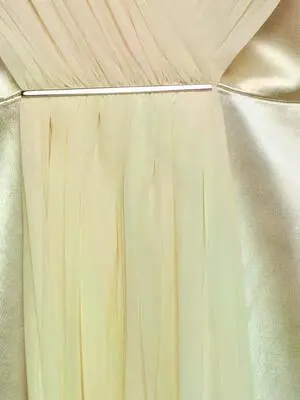 CHRISTOPHER KANE Sleeveless Draped Detail Midi Dress