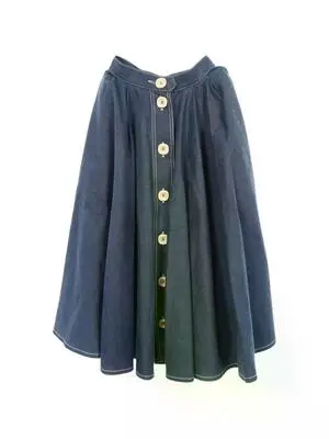 Gucci Flared Button-front Skirt