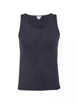 Bottega Veneta Ribbed Knit Tank Top - Blue
