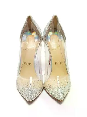 CHRISTIAN LOUBOUTIN Tone Sequin Embellished Heeled Pumps