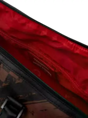 SPRAYGROUND Shark Mouth Motif Checkerboard Print Holdall