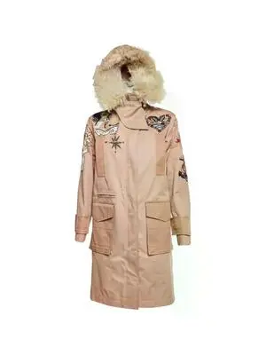 Valentino Garavani Tattoo Bead-embroidered Parka