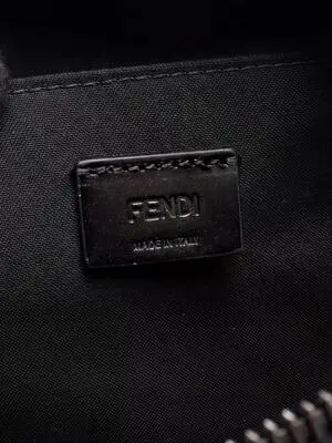 Fendi Lui Ff Monogram Shoulder Bag - Black