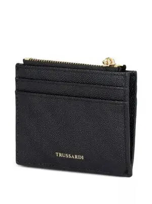 TRUSSARDI Zip Animal-motif Card Holder