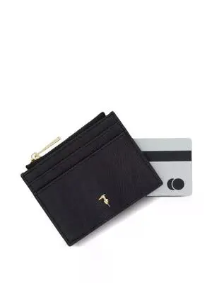 TRUSSARDI Zip Animal-motif Card Holder