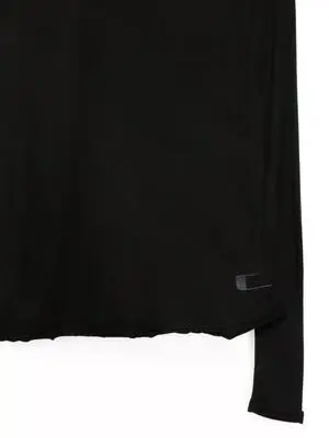 CARRER Doria Double-layer T-shirt And Vest Set - Black